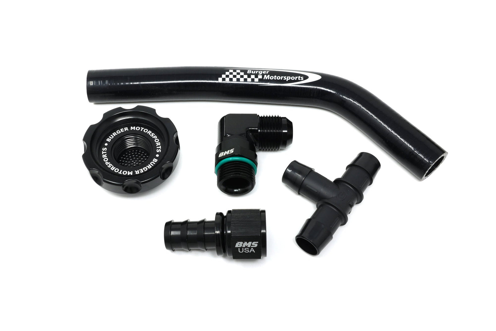 B58 BMW/Supra Oil Catch Can Oil Filler Cap Dual Vent Kit – Burger ...