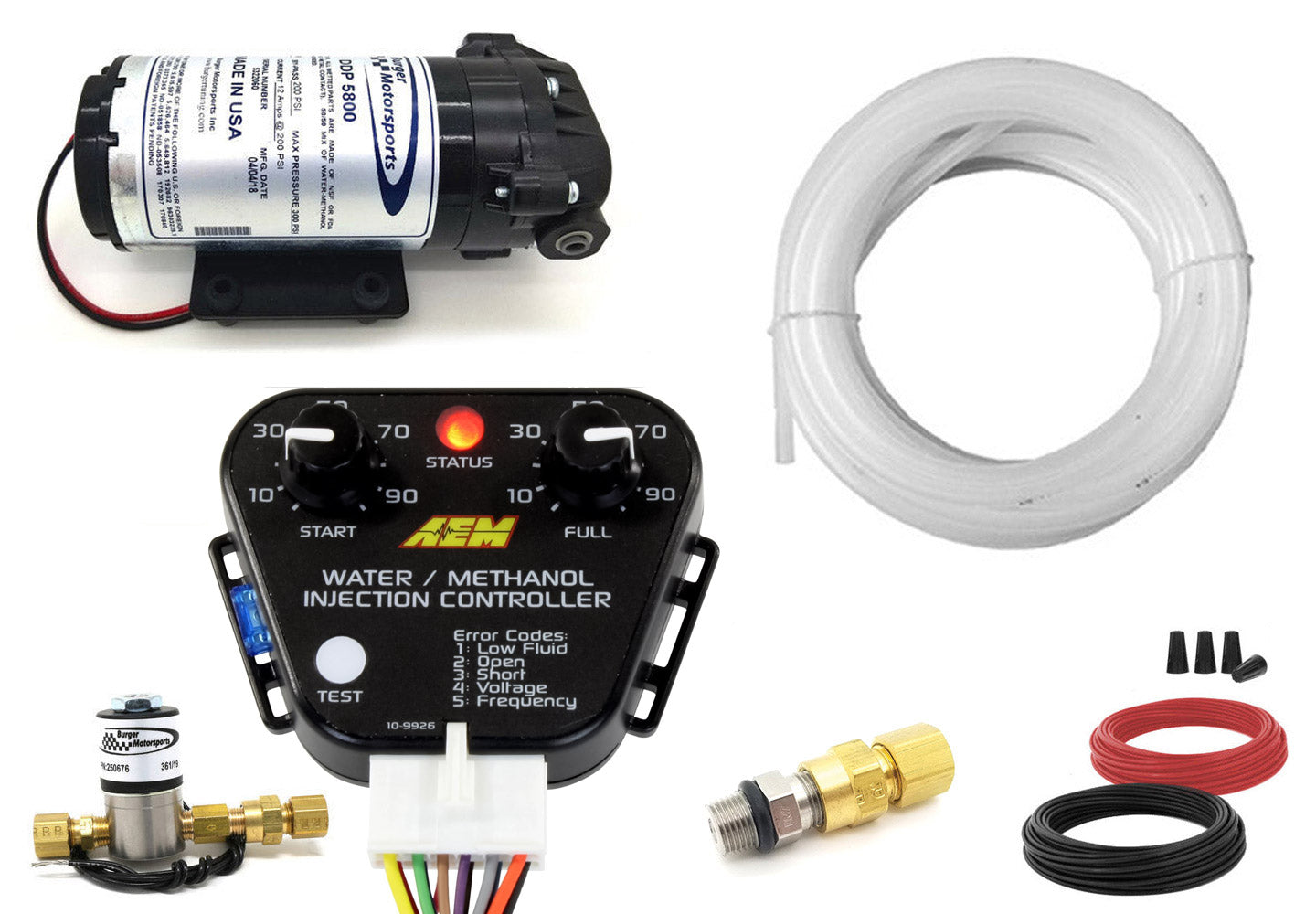 BMS StandAlone Universal Methanol Injection (WMI) Kit w/AEM controller ...