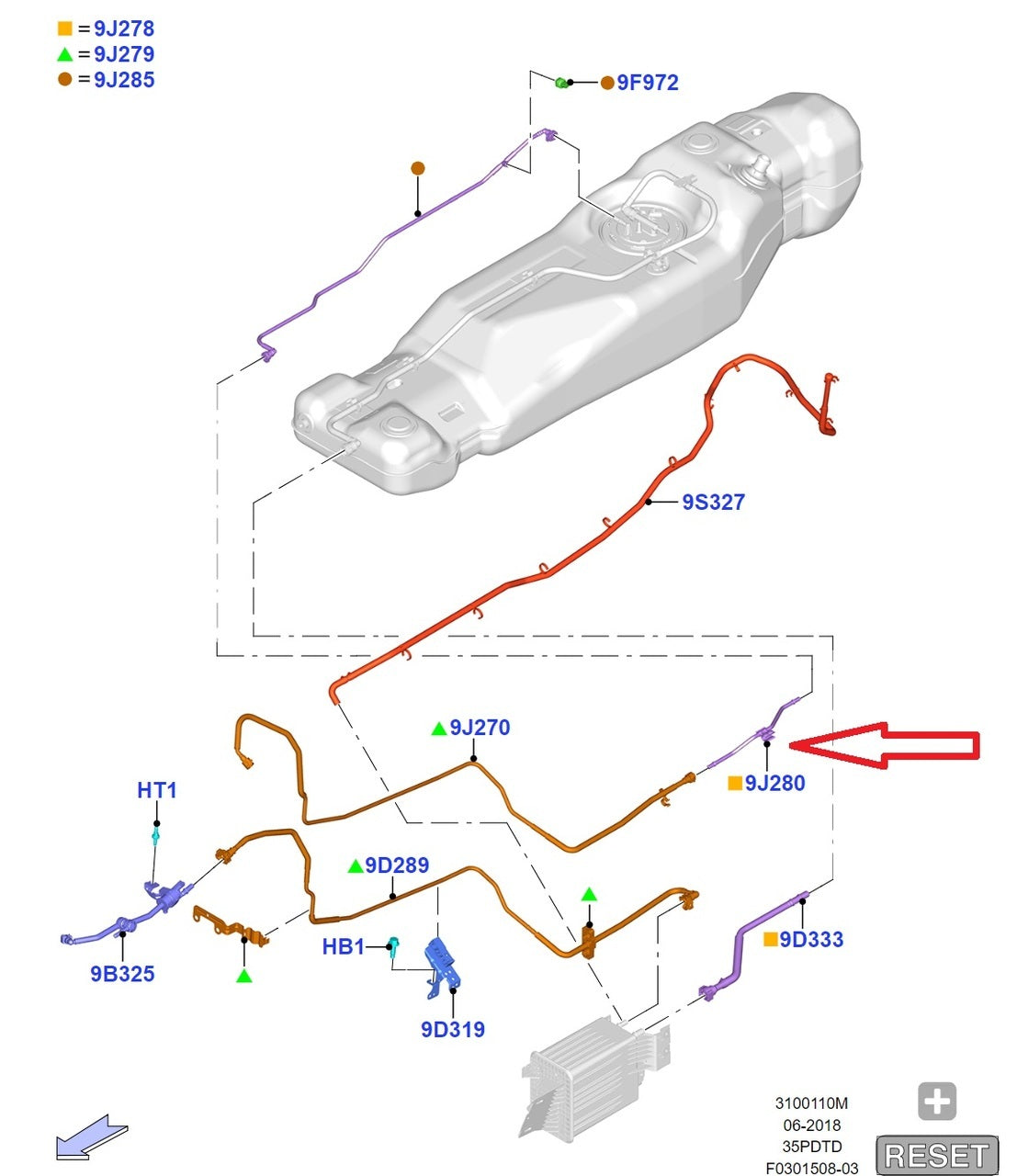Ethanol E85 Content Sensor for FORD F150 & Raptor 3.5L ECOBOOST ...